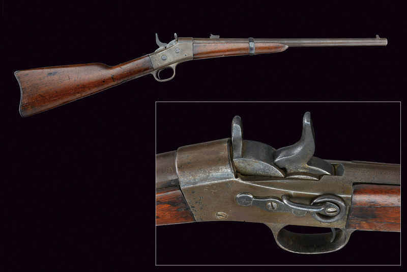 Remington Single shot breech loading carbine Rolling Block - auctions ...