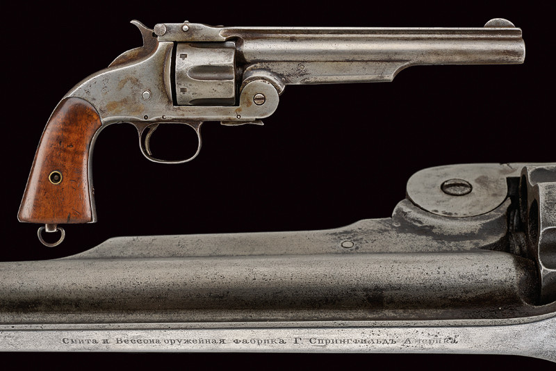 Smith & Wesson 3rd Mod. Russian Revolver (Old, Old Model Russian ...