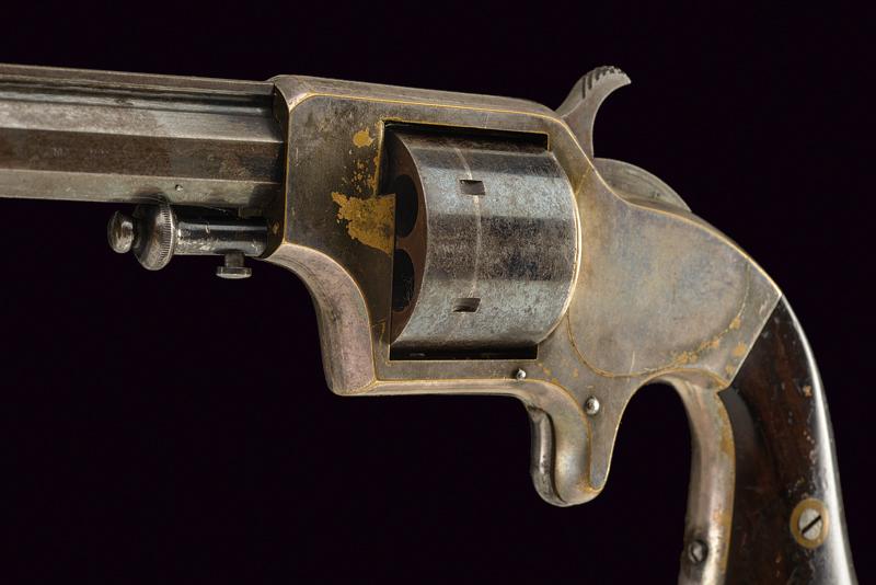 PLANT'S MFG. CO. FRONT-LOADING "ARMY" REVOLVER CON TAMBURO AGGIUNTIVO A ...